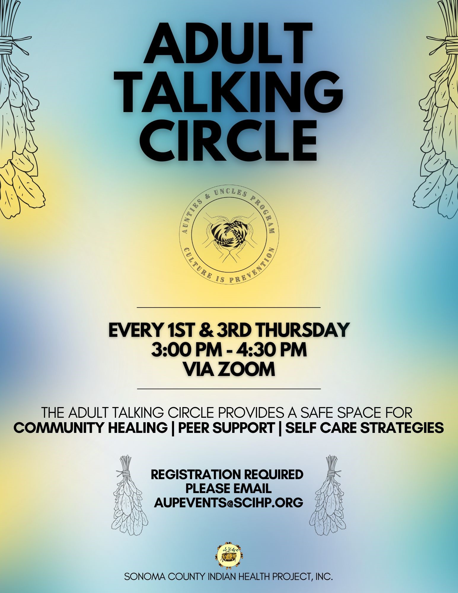 Adult Talking Circle 1st Thursday - Sonoma County Indian Health Project ...
